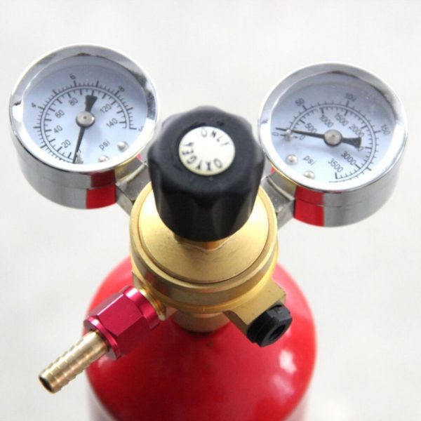 Oxygen Regulator for Disposable Oxygen O2 Cylinders (M12 Thread) – BeerLuv